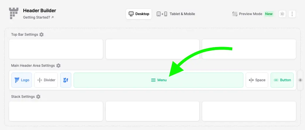 Creating website Header - Essentials Knowledge base