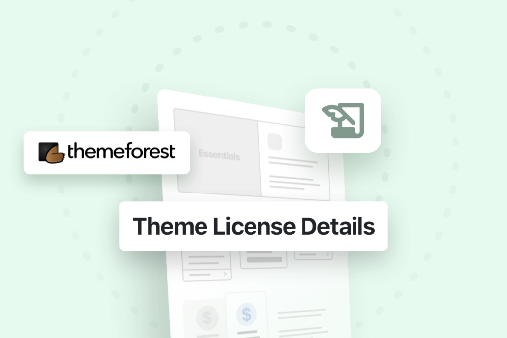 Theme License Details - Essentials Knowledge base