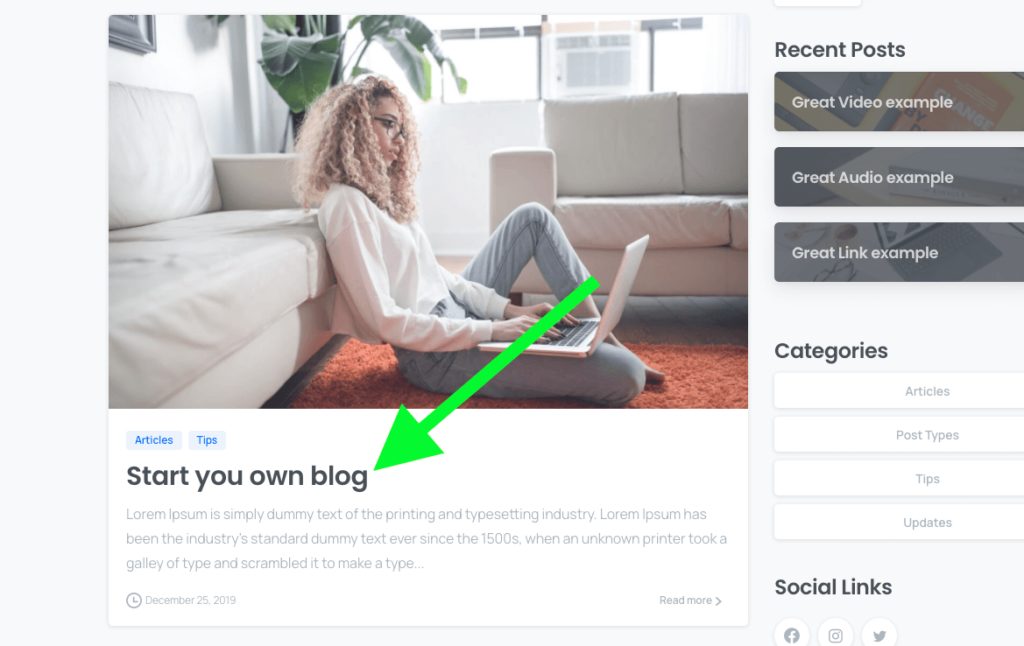 How to hide specific Post elements - Essentials Knowledge base