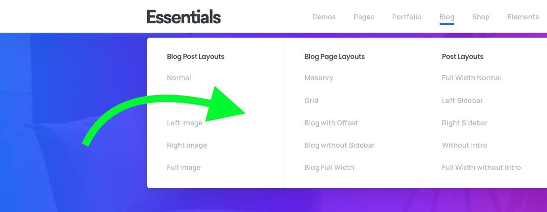 Change menu and dropdown colors - Essentials Knowledge base